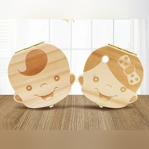 Other | Wooden Tooth Keeper Holder Boy Or Girl | Poshmark